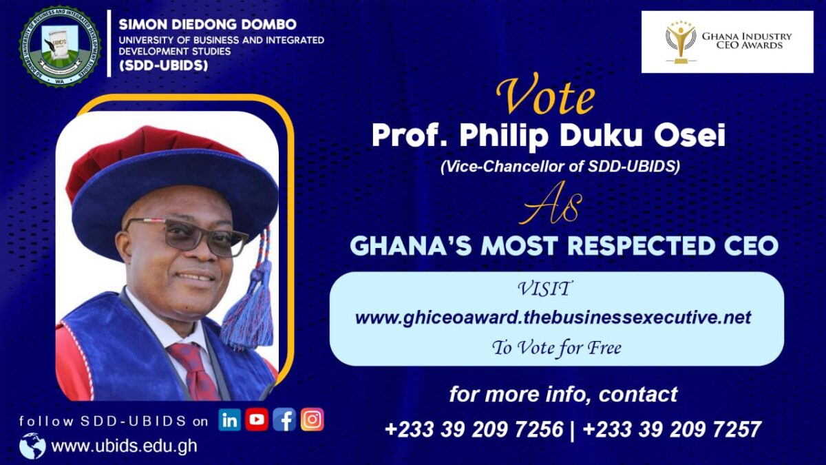 SD Dombo Univ. of Business and Integrated Dev't Studies - Home